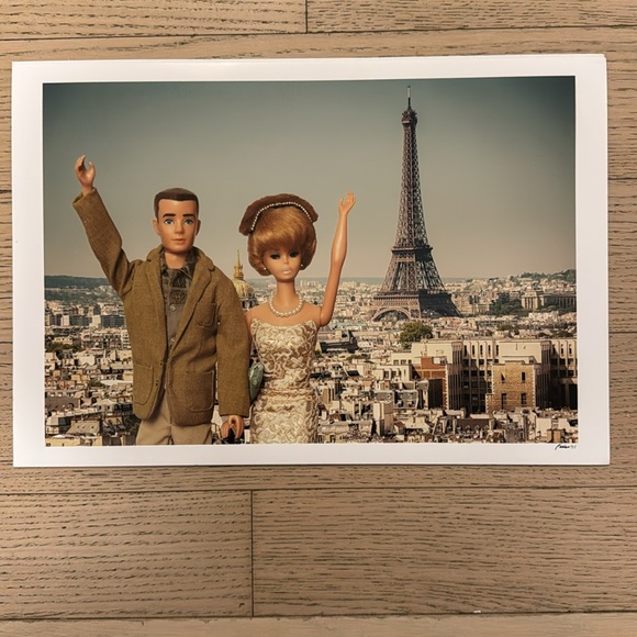 Barbie | Art | Barbie Ken Print In Paris By David Parise New Never ...